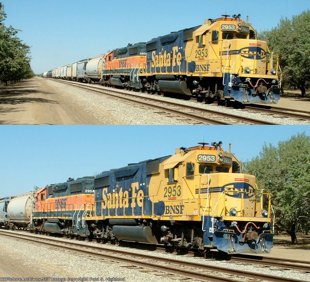 BNSF 2953 and 2954
